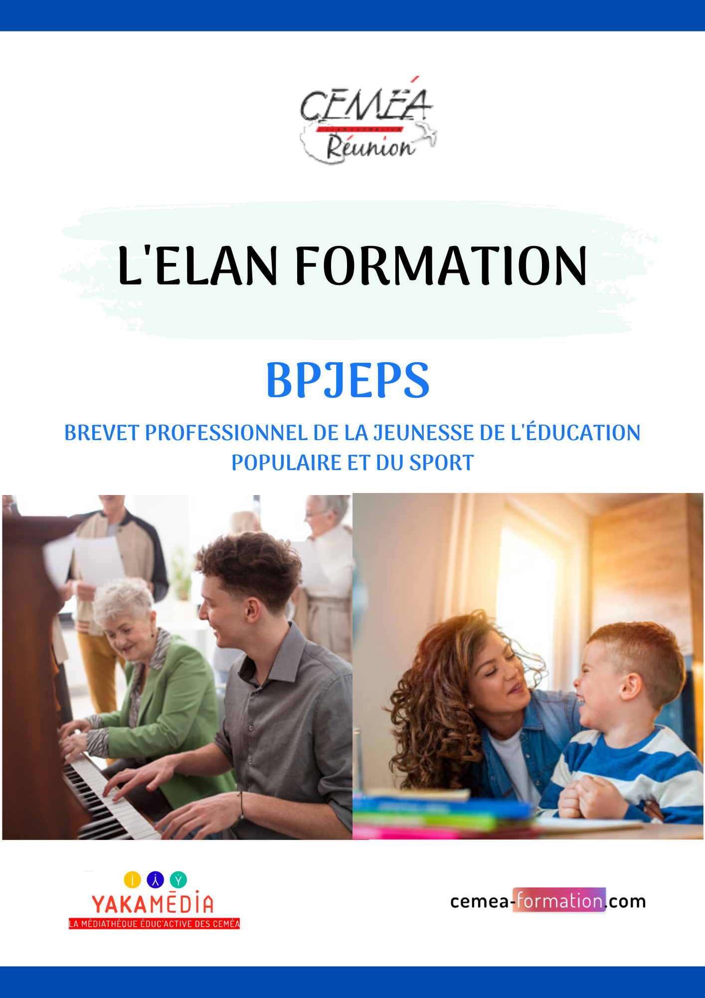 Plaquette pédagogique BPJEPS – CEMEA REUNION